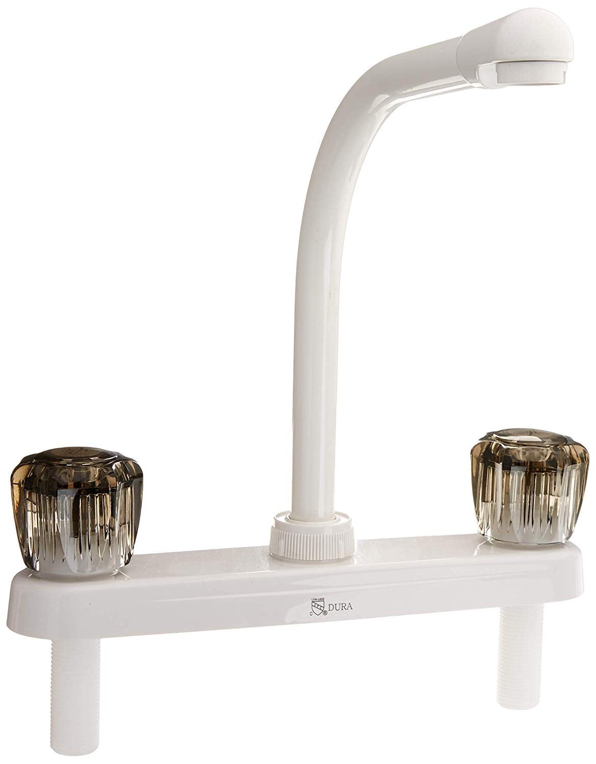 Dura Faucet Hi-Rise Kitchen Faucet for RVs - White - Walmart.com