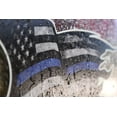 Thin Blue Line Police Officer Tattered Distressed American Flag Decal ...