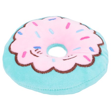 Donut Pet Toy, Stuffed Bite Resistant Dog Squeaky Toy Dog Plush Toys ...