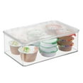 iDesign, Clear Stackable Plastic Kitchen & Home Organizer Bin with ...