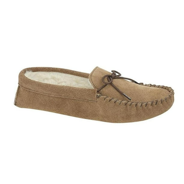 Mokkers Mens Jake Suede Moccasin Slippers - Walmart.ca