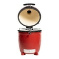 Classic Joe™ III Standalone 18-inch Charcoal Grill in Red, Side Shelves ...