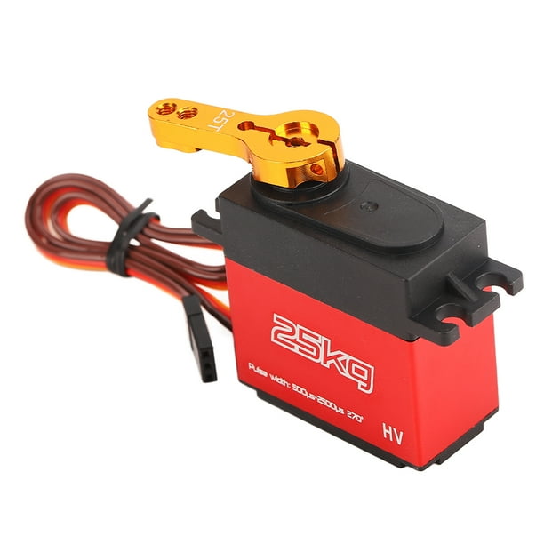 Servomotor RC Digital, aleación De Aluminio Rotación De 270 Grados Alta ...