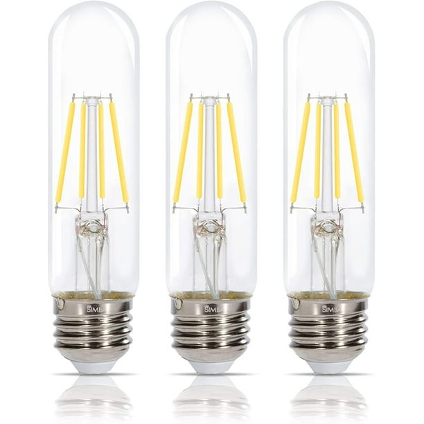 Simba Lighting LED T10 6W 60W Equivalent Bulbs 120V Dimmable E26 4000K ...