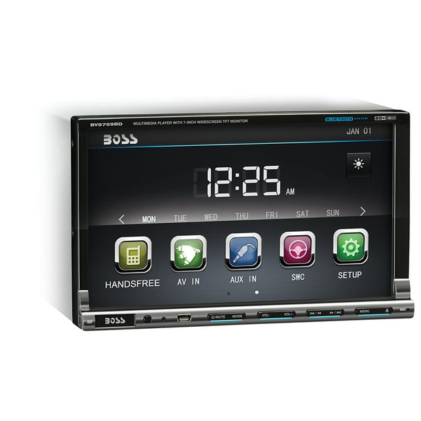 Boss Audio BV9759BD Double-DIN DVD Player 7" Motorized Touchscreen ...