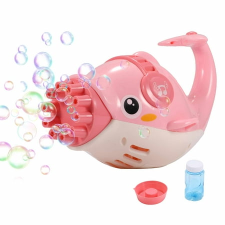 Bubble Machine Cute Dolphin Shape Plastic Bubble Maker Automatic Bubble ...