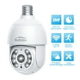 AUOSHI 1080P WiFi Security Light Bulb Camera, Indoor/Outdoor, 24/7 ...