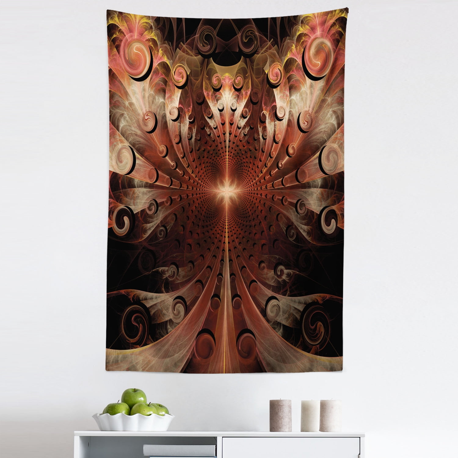 Gothic Tapestry, Gothic Medieval Heraldic Ornamental Background Middle ...