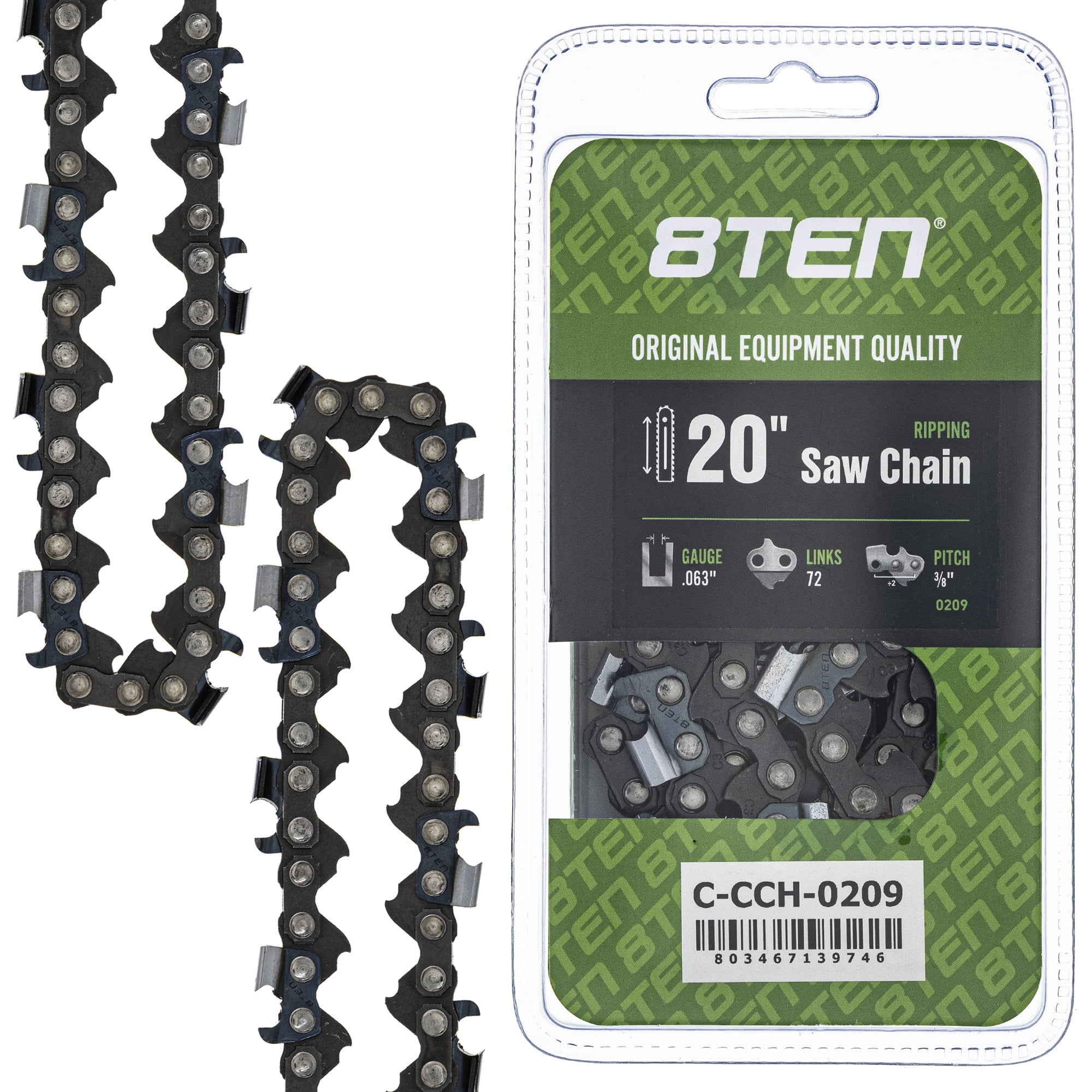 Click here for 8ten Ripping Chainsaw Chain 20 Inch .063 3/8 72dl... prices