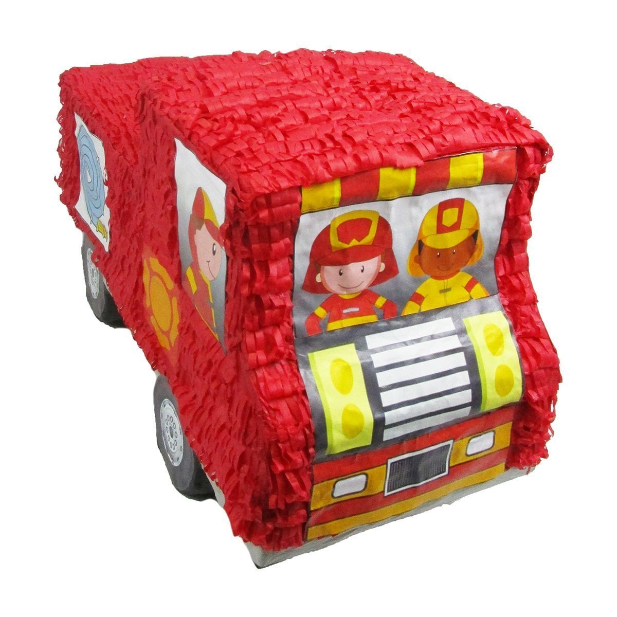 Fire Truck Pull String Pinata