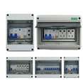 Outdoor Waterproof Distribution Box with DIN Rail, Transparent Cover ...