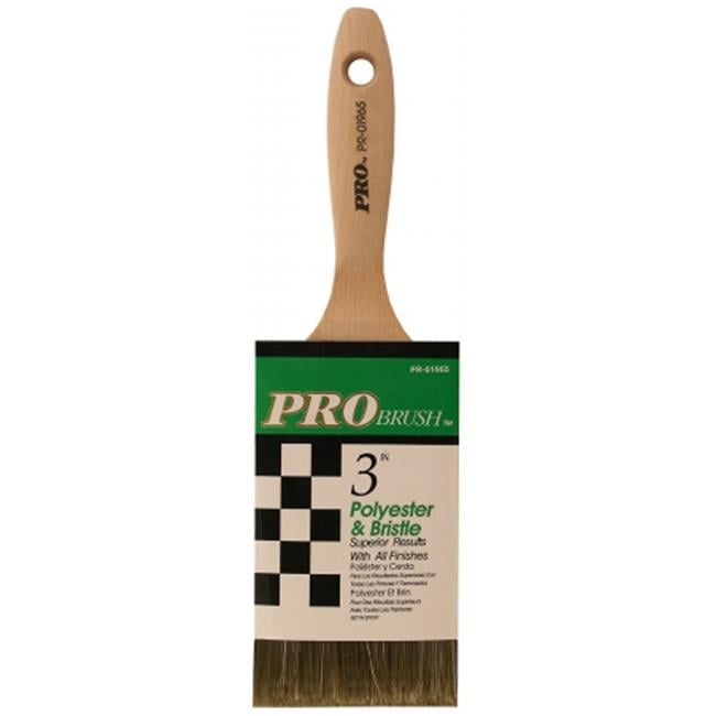 Great American Marketing PR01965 3 in. Pro Brush Polyester & Bristle ...