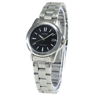 Women's Core LTP1314D-1AV Black Stainless-Steel Quartz Fashion Watch ...