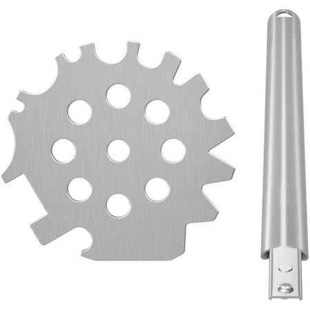 Grill Grate Scraper with Handle, Stainless Steel BBQ Grill Scraper Tool ...