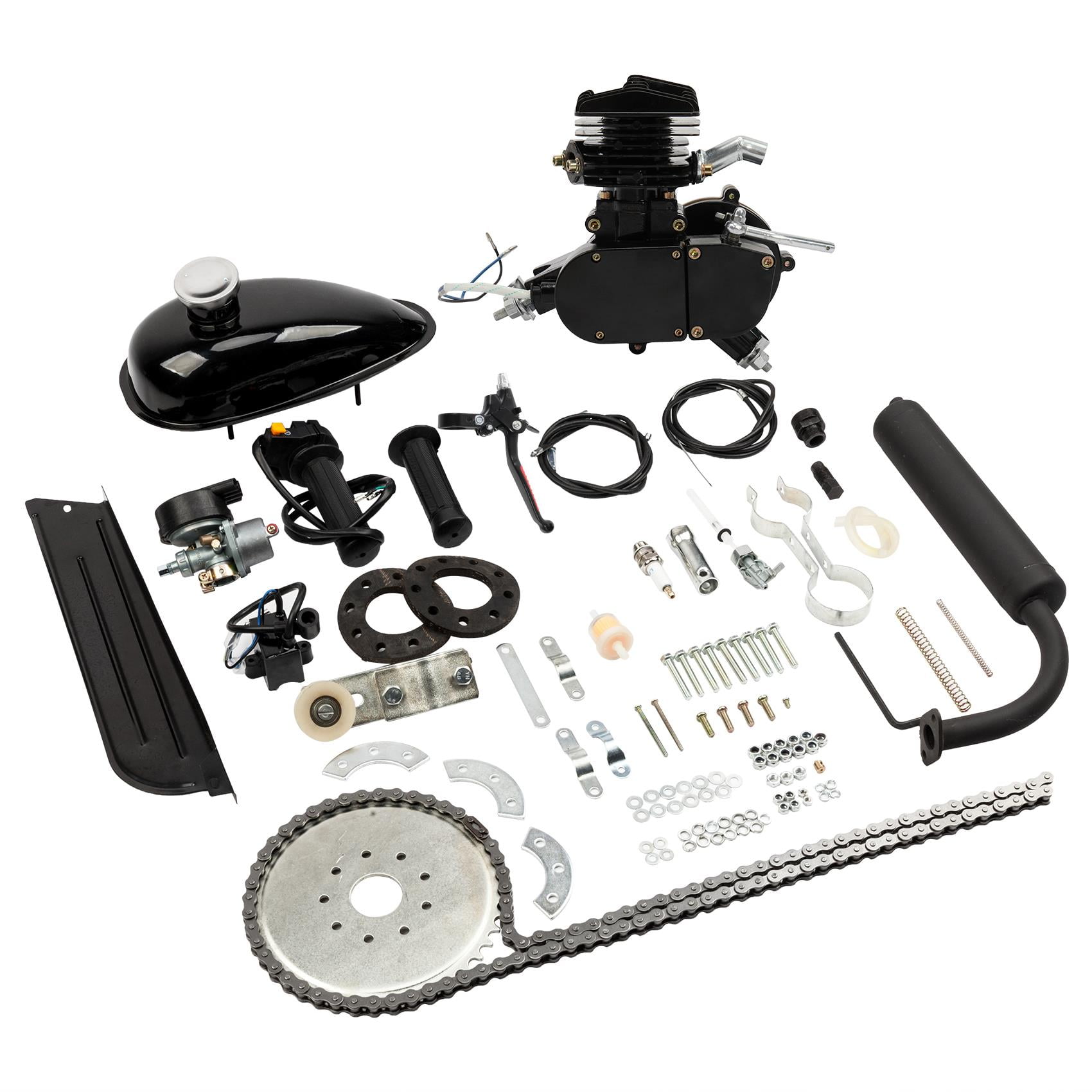 Zimtown 2-Stroke 80cc Motor Gas Engine Kit for Motorized Bicycle Cycle ...