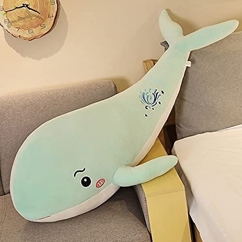 65-90cm Giant Wal Plush Animal Stuffed Cute Seafood Fish Puppet Napping ...