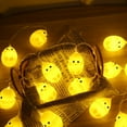 LSLJS Cute Chicken String Lights, Easter Decorations 9.8 ft Egg Shape ...