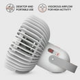 Sharper Image Refresh 01X Rechargeable Travel Fan, 7.2", White ...