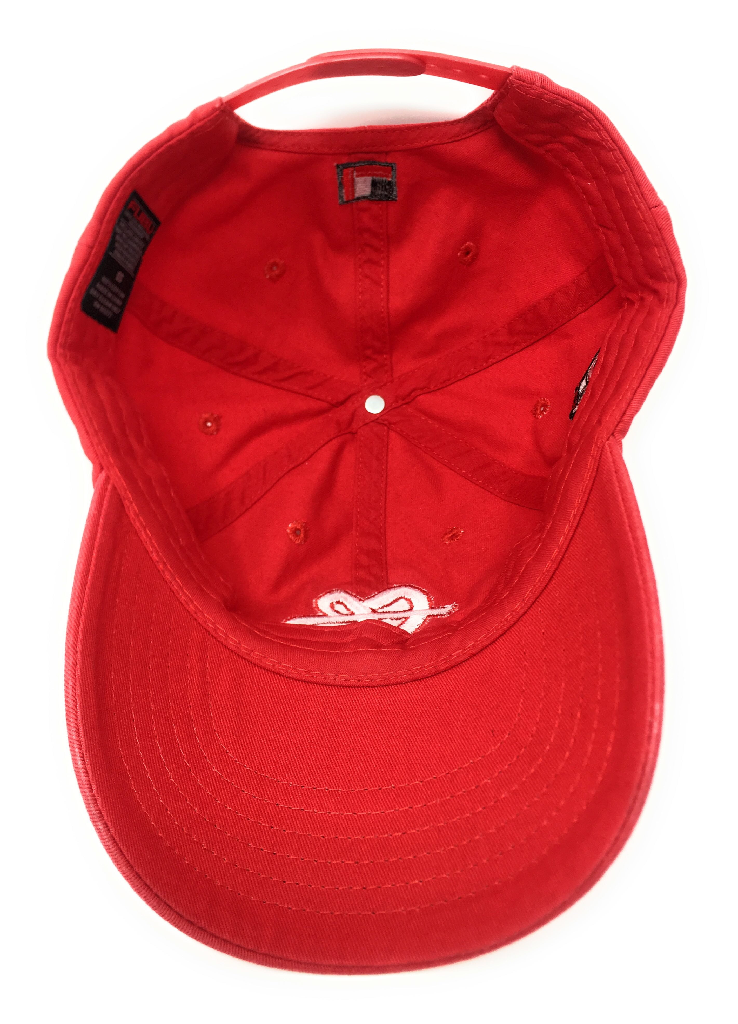 FUBU “FB” Logo 25th Anniversary Dad Red Snapback Hat