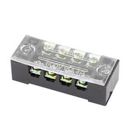 Uxcell Terminal Block 600V 36A Dual Row 5 Positions Screw Terminal Electric Barrier Strip 3 Pack ...