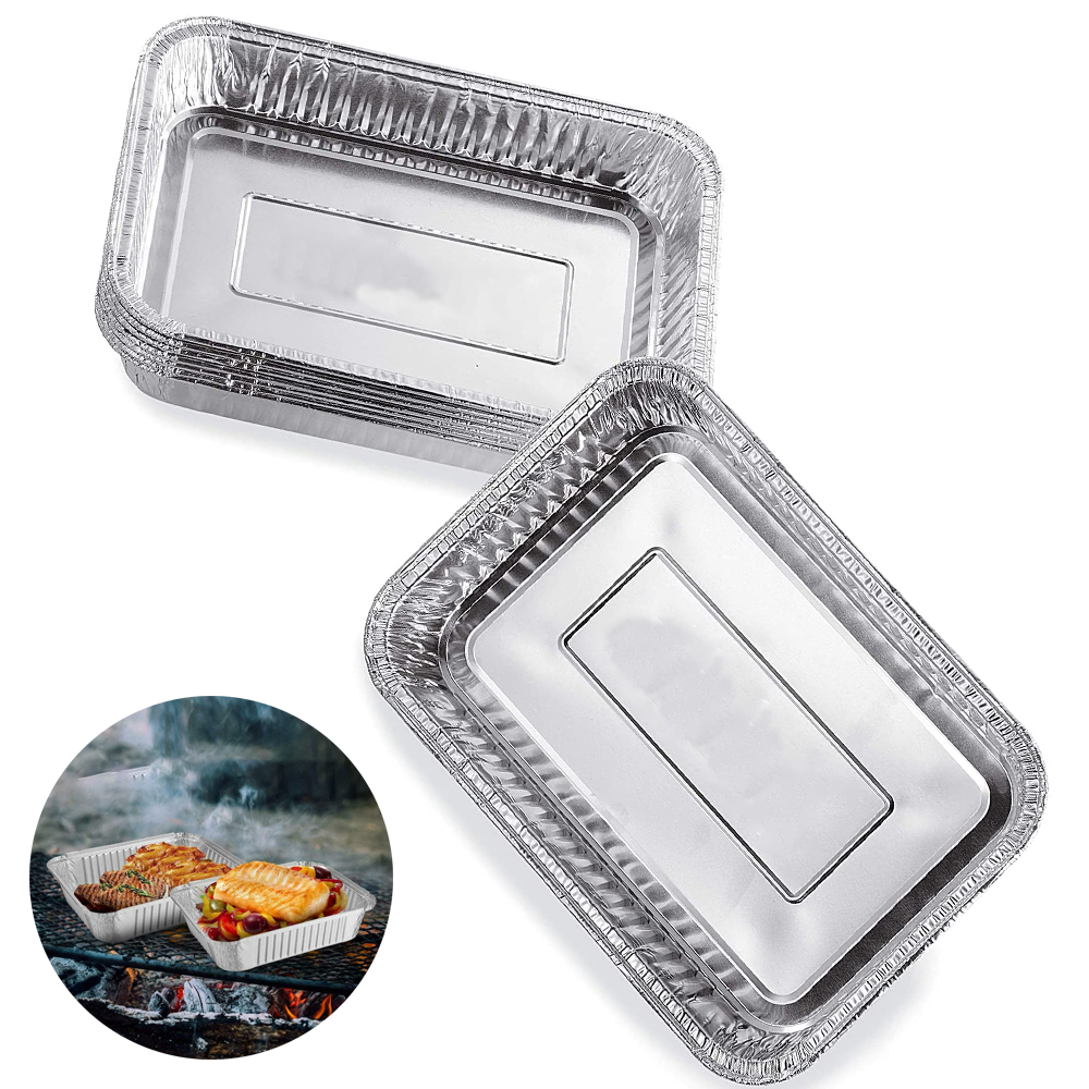AMGRA Aluminum Pans Durable Full Size Deep Aluminum Foil Roasting AMGRA Aluminum Pans Durable Full Size Deep Aluminum Foil Roasting
