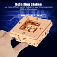 Wn8090 Bga Reballing Station Auto Magnet Precise Stencil Complete Solder Rework Kit For