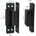 Hidden Door Hinge 5 Inch Hidden Hinges for Doors 2 Pack 304 Stainless ...