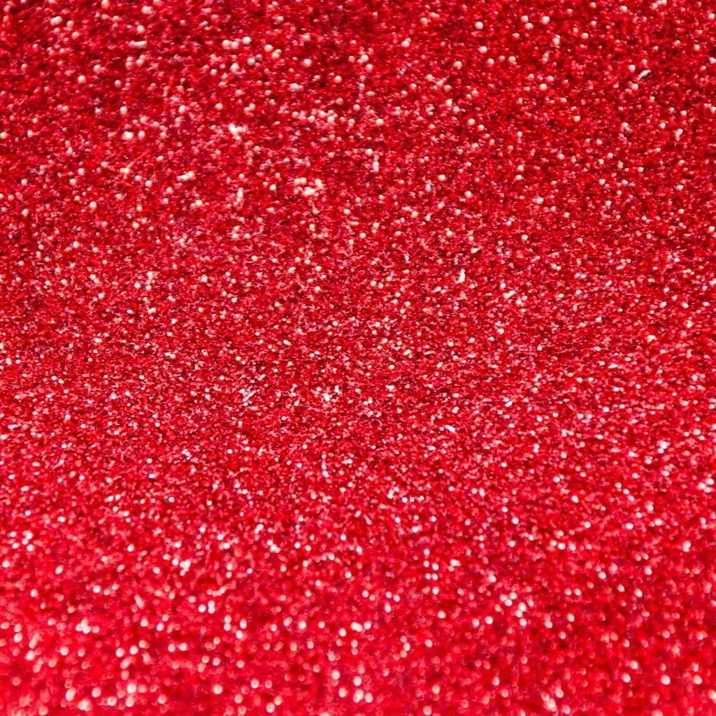 Bright Red Glitter Background