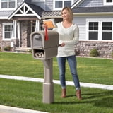 Step2 MailMaster Express Plus Plastic Mailbox Mocha Finish - Walmart.com