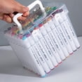 Handheld Marker Pen Organizer Multi-slot Colored Marker Storage for ...