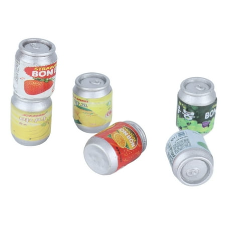 Gupbes Dollhouse Beer Cans Funny Safe Simulation Good Looking Mini Can ...