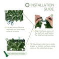 60X120in Artificial Ivy Privacy Fence Screen: Realistic UV-Anti Faux ...