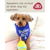 Birthday Dog Toys Squeaky Rubber/Latex Cupcake Dog Toy - Walmart.com