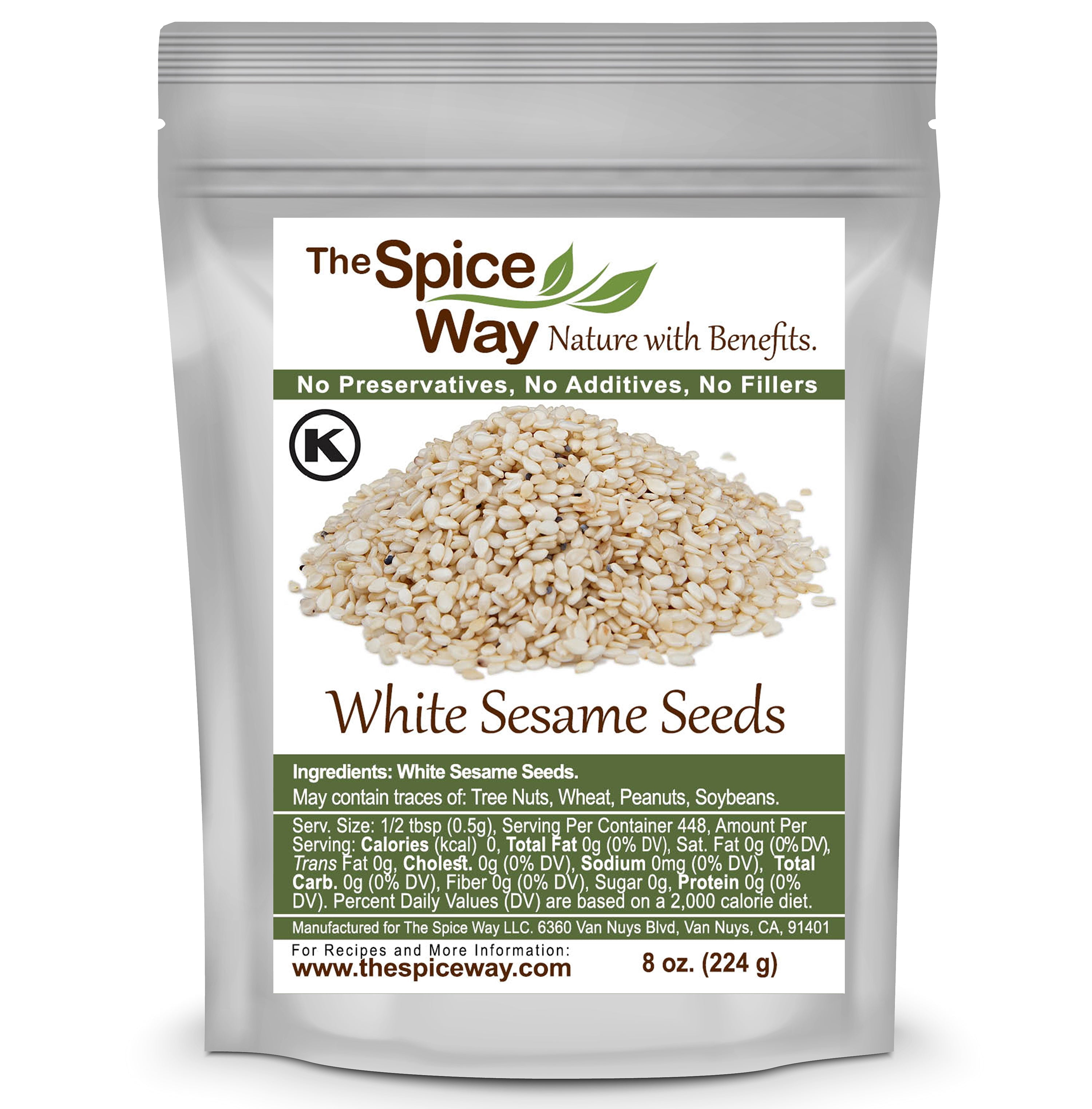 The Spice Way White Sesame Seeds - Middle Eastern and Asian cuisine ...
