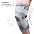 1Pcs Knee Support Brace, Dual Stabilizers Silicone Anti-Slip Knee ...