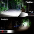LED Flashlight Rechargeable 2 Pack, Super Bright Adjustable Focus ...