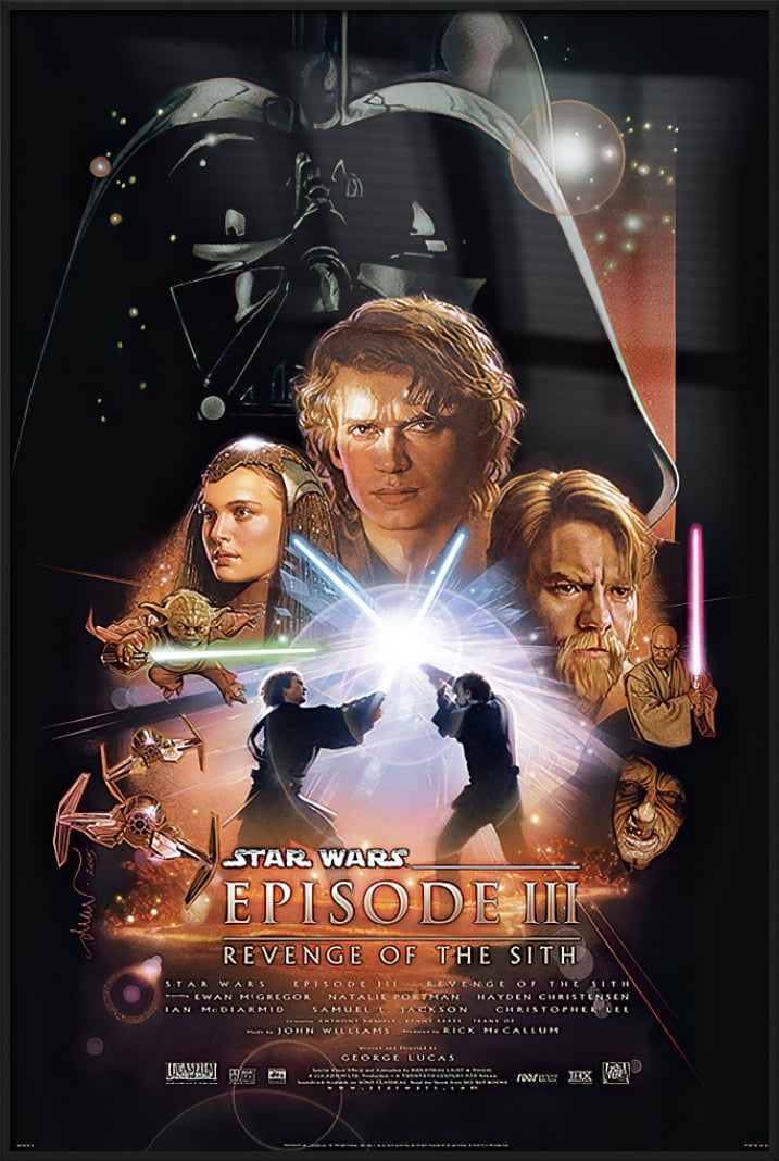 Star Wars Framed Poster, 24" x 36" - Walmart.com