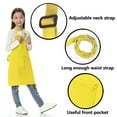 TOPTIE Kids Aprons with Pocket & Adjustable Strap, Child Chef Bib Apron ...