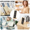 Bamboo Slant Back Necklace Organizer Display Stands with PU Leather Mat ...