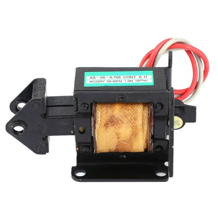 AS-05 A AC Push Pull Solenoid Electromagnet 220VAC 1N 15mm Stroke ...