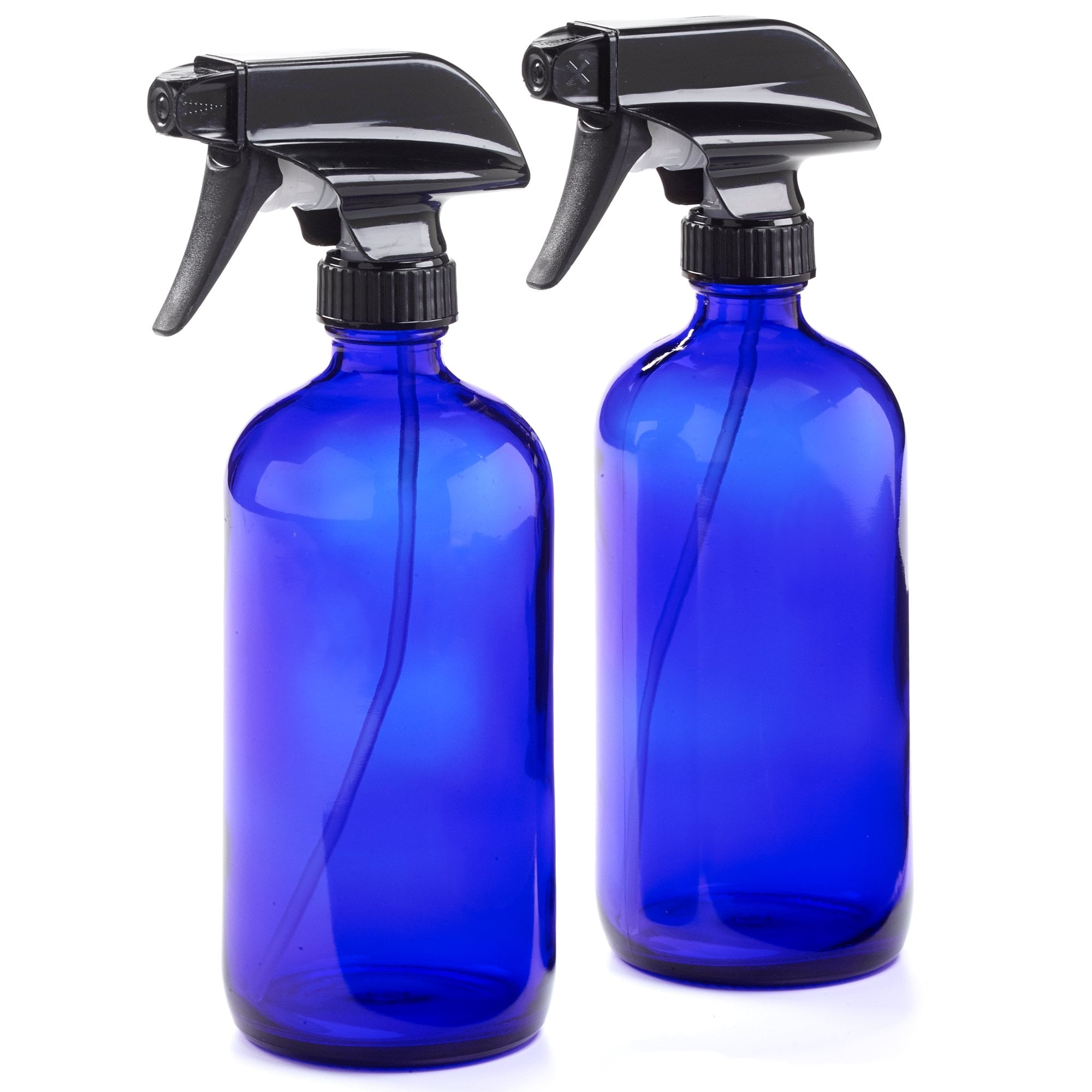 1790 Blue Glass Spray Bottle 2pk