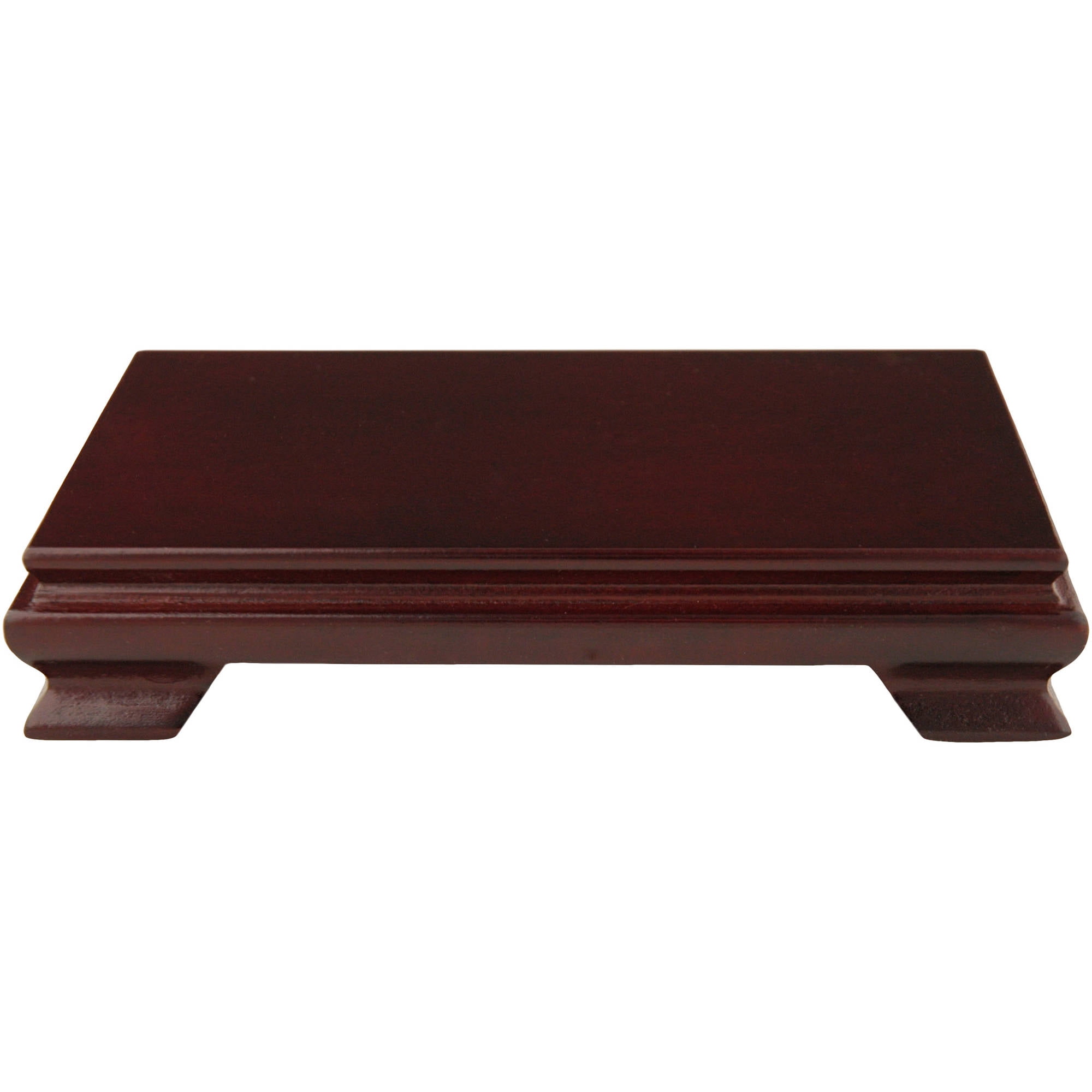 Oriental Furniture Rosewood Rectangular Stand, plain, wood, decorative ...