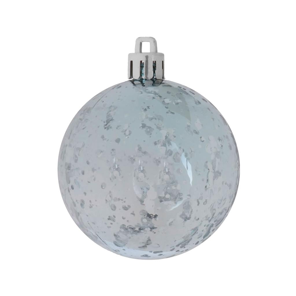 Vickerman 455470 - 12" Baby Blue Shiny Mercury Ball (M166832) - Walmart.com