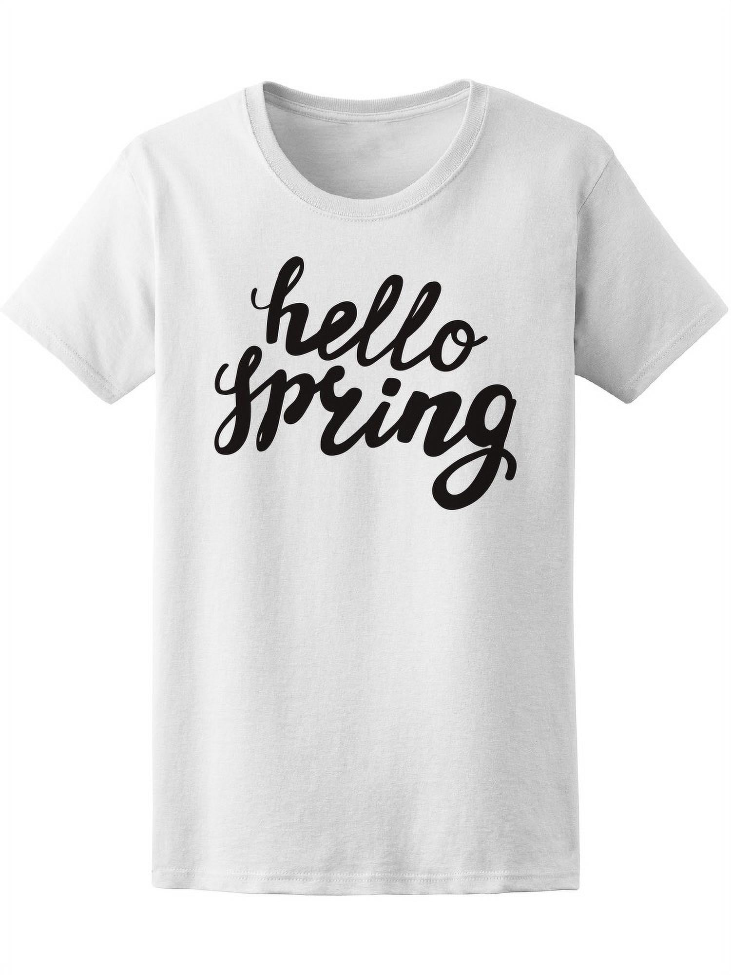 Cursive Hello T Shirt