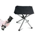 Telescoping Folding Stool, Heavy Duty Stainless Steel Camping Seat ...