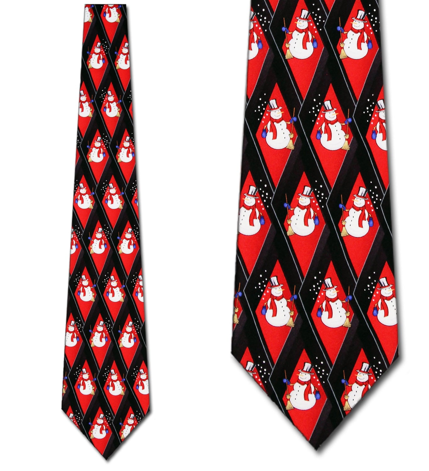 Snowman Diamonds Necktie Mens Tie by Tieguys - Walmart.com