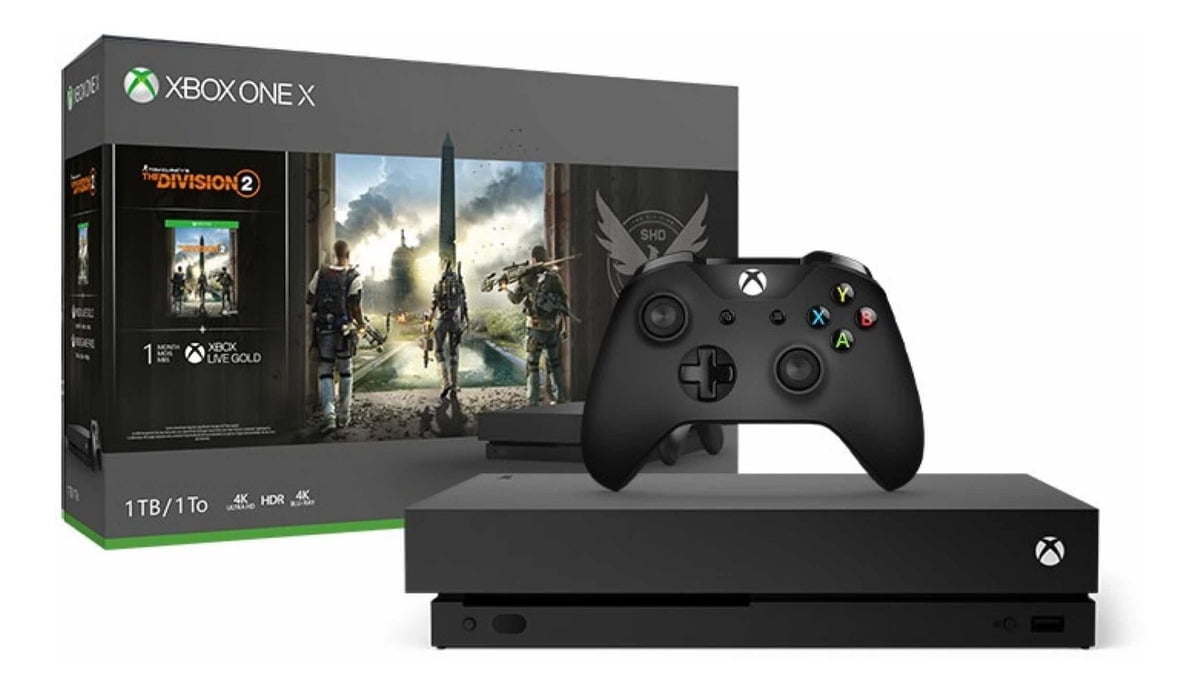 Microsoft Xbox One X 1TB The Division 2 Microsoft Xbox Xbox One X ...