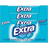 Extra Peppermint Chewing Gum, Value Multipack, 15-Stick Slim Packs ...