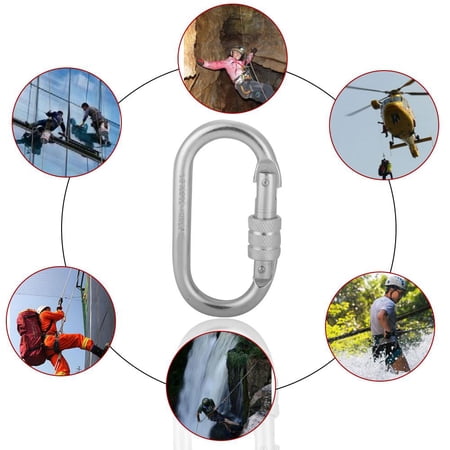 TOPINCN Rock Climbing Lock, Climbing Buckle,Multipurpose Outdoor ...