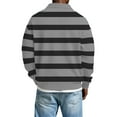 Polo Shirts for Men,Men's Long Sleeve Striped Polo Shirts - Contrast ...
